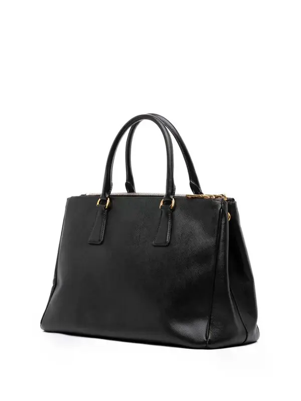 Prada 2013-2026 Medium Saffiano Lux Galleria Double Zip Satchel