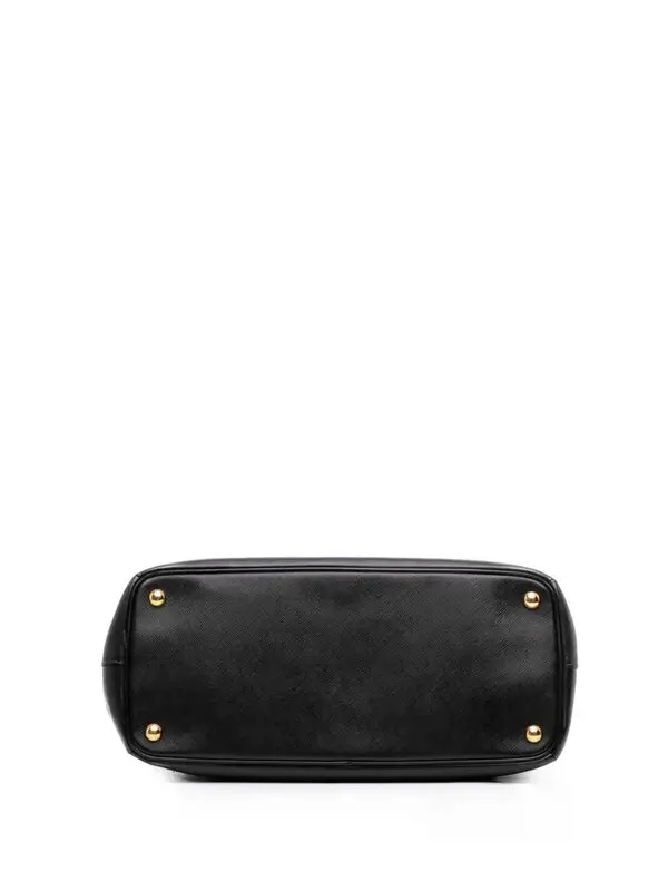 Prada 2013-2026 Medium Saffiano Lux Galleria Double Zip Satchel
