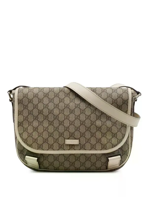Gucci 2016-2026 Gg Supreme Crossbody Bag - Neutrals