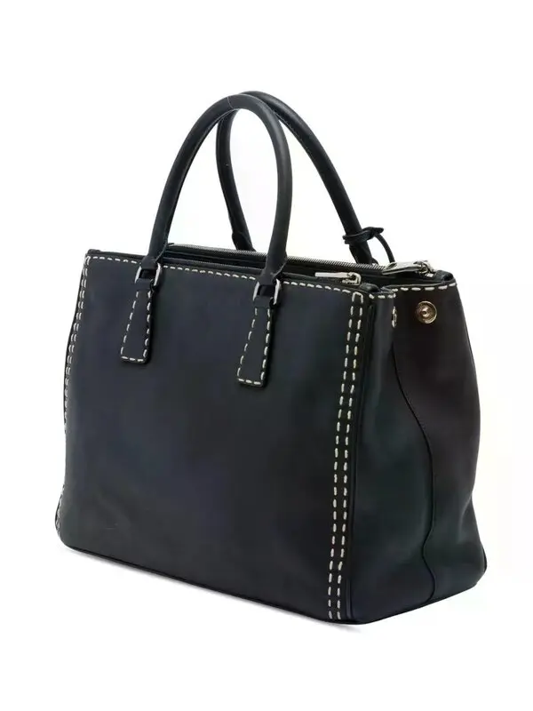 Prada Medium Galleria Double Zip Satchel