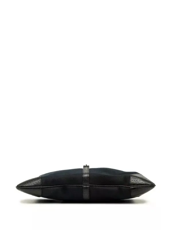 Gucci 20th Century Canvas Bamboo Jackie Hobo Bag