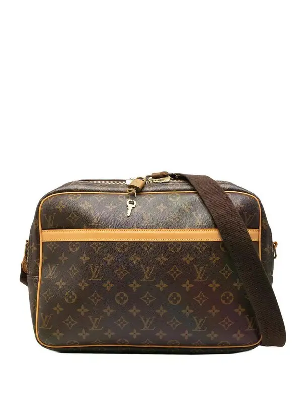 LOUIS VUITTON Monogram Reporter Gm Crossbody Bag - Brown