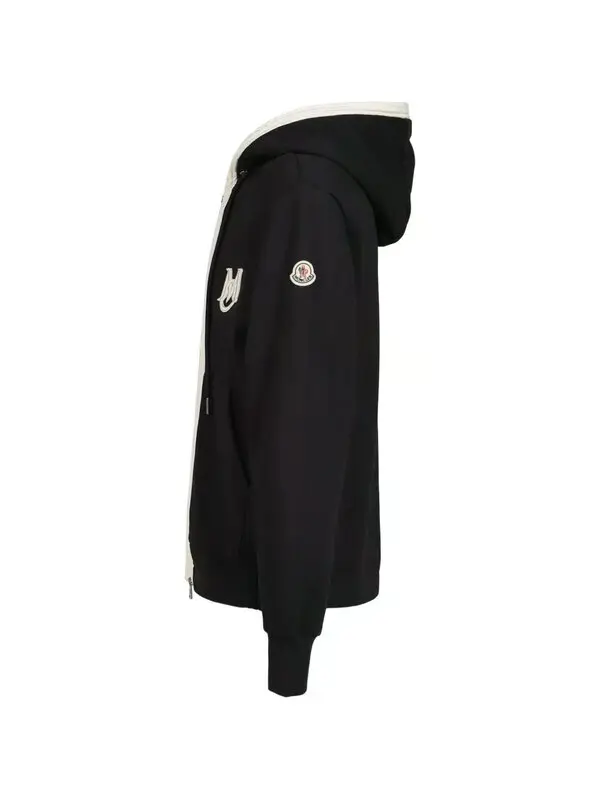 Moncler Zip-up Hoodie With Logo Detail