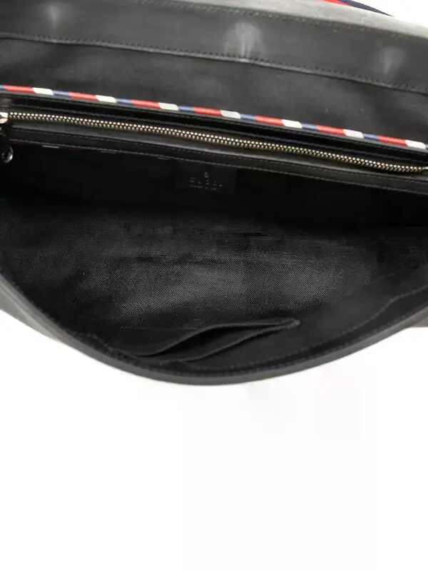 Gucci 2000-2015 Gg Supreme Web Night Courrier Crossbody Bag