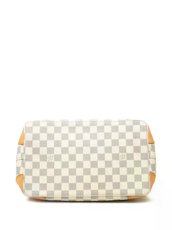 LOUIS VUITTON 2012 Damier Azur Hampstead Pm Tote Bag