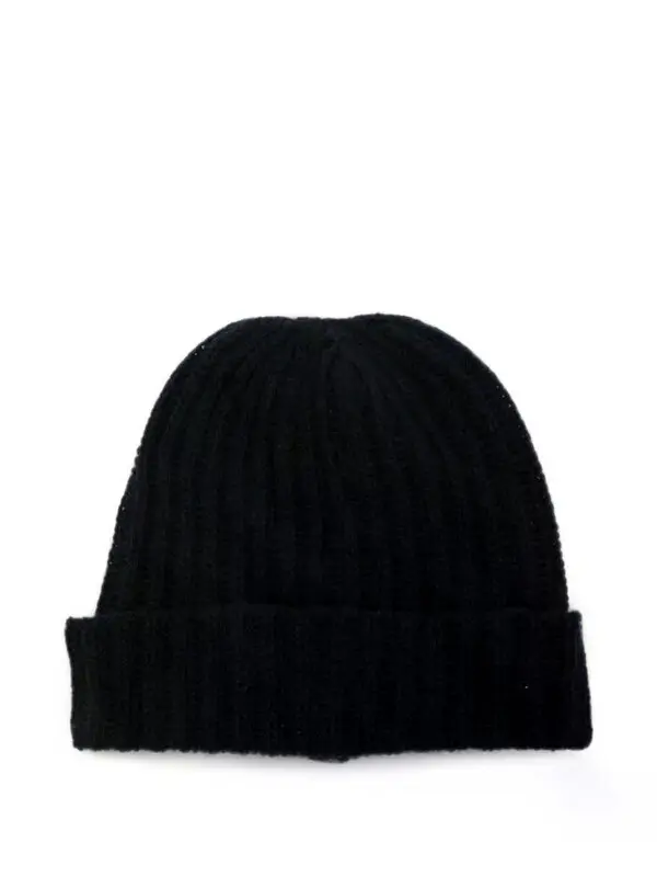 SEBAGO Ribbed Knit Beanie Hat - Blue