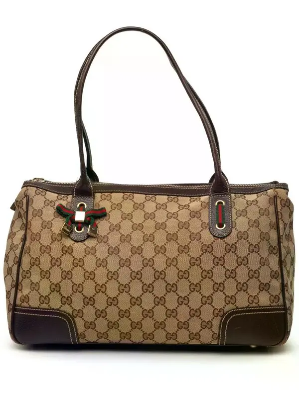 Gucci 2000-2015 Gg Canvas Princy Shoulder Bag - Neutrals