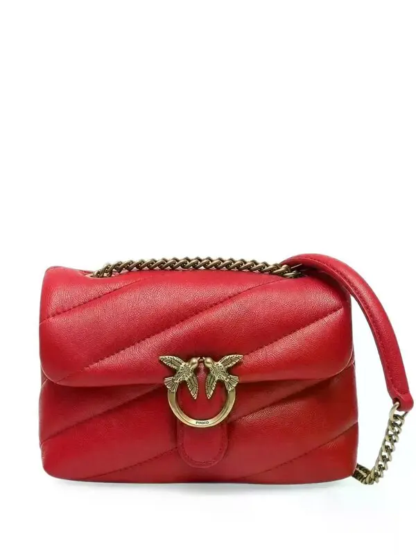 Pinko Love Puff Baby Shoulder Bag - Red