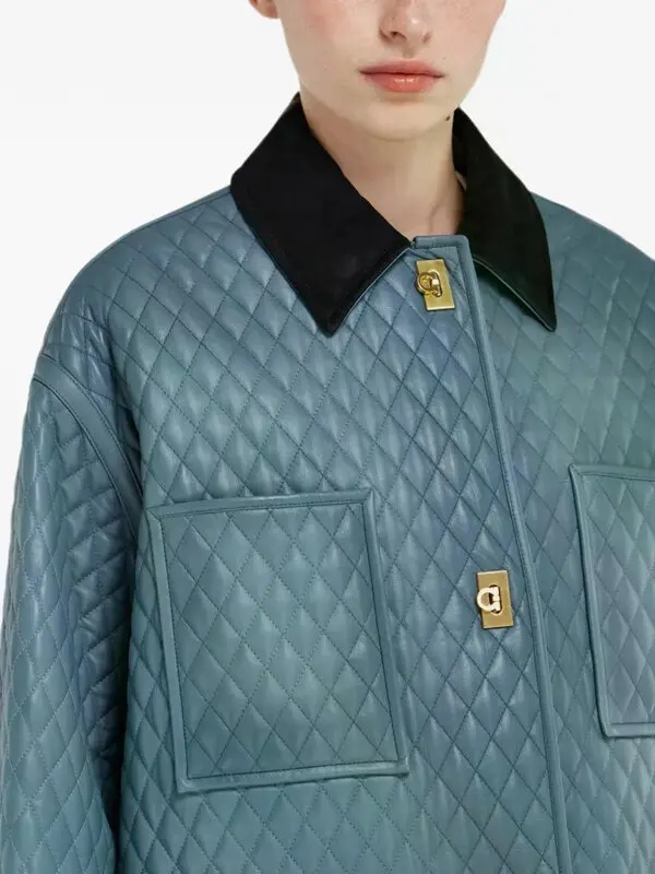 FERRAGAMO Quilted Nappa Blouson