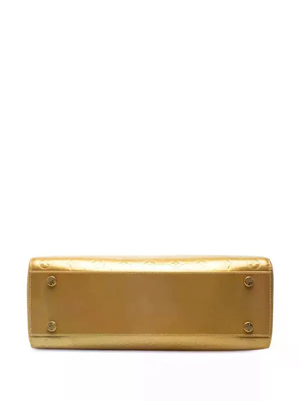 LOUIS VUITTON Monogram Vernis Brea Gm Satchel - Neutrals