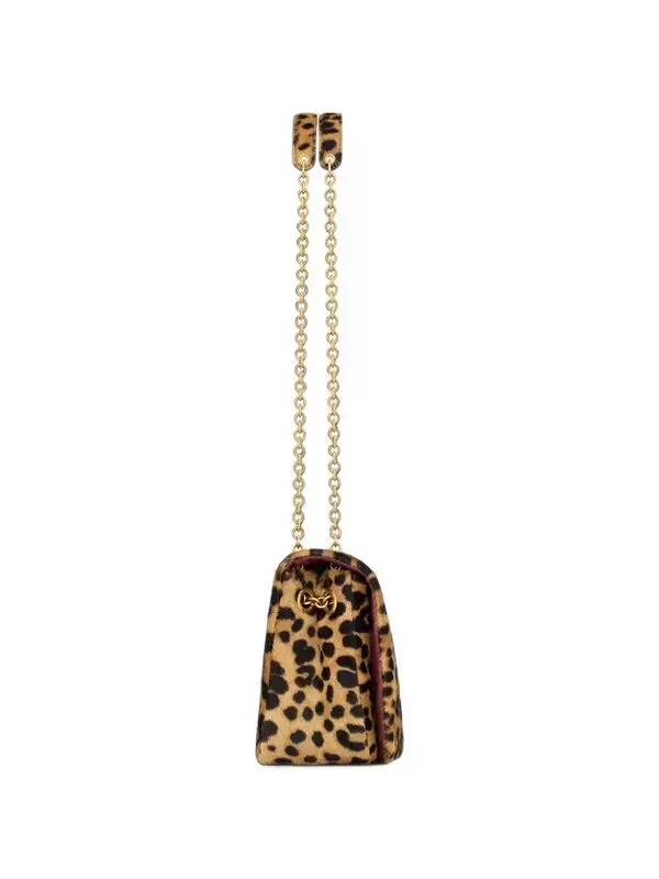 Saint Laurent Mini Jamie 4.3 Leopard-print Shoulder Bag