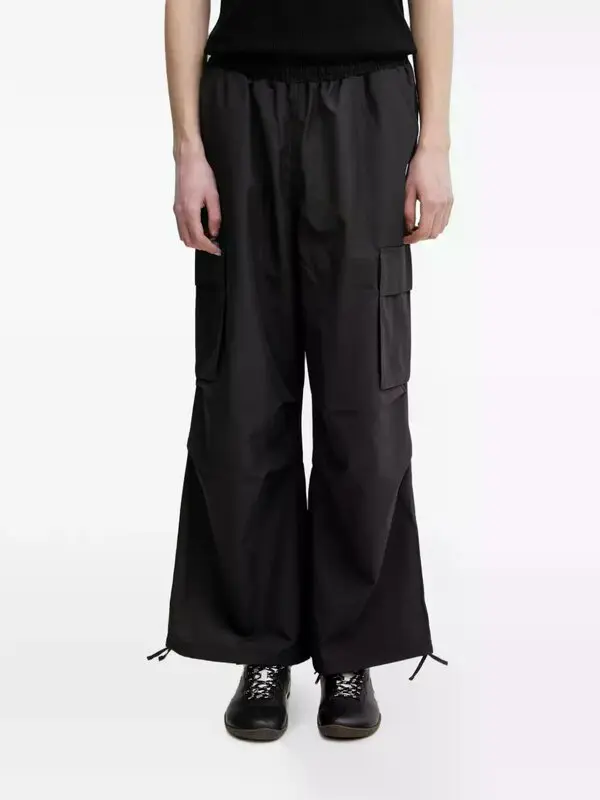 PUMA Logo-embroidered Wide-leg Cargo Pants
