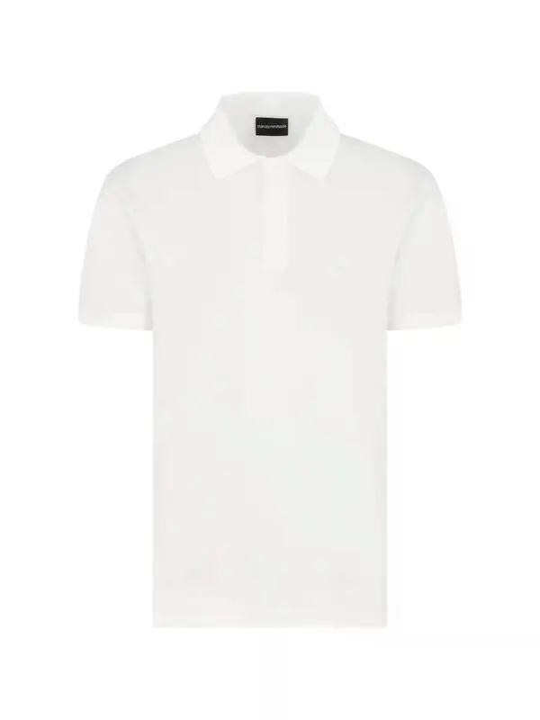 Emporio Armani Short-sleeve Polo Shirt - White