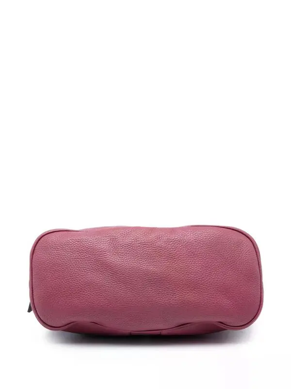 Gucci 2016-2026 Medium Calfskin Web Dome Satchel