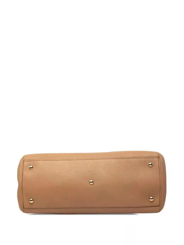 Gucci 2000-2015 Medium Calfskin Bamboo Shopper Satchel