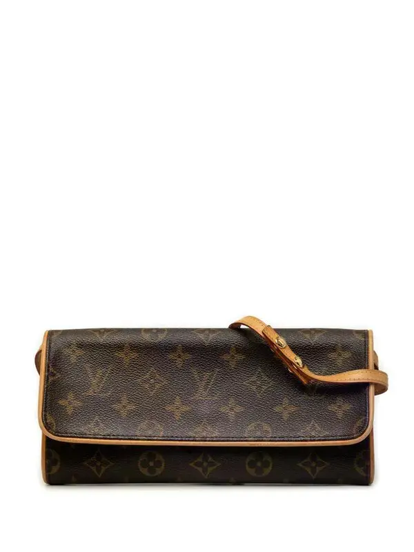 LOUIS VUITTON Monogram Pochette Twin Gm Crossbody Bag