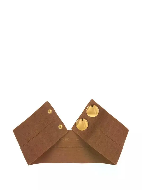 Saint Laurent Elasticated Belt - Brown