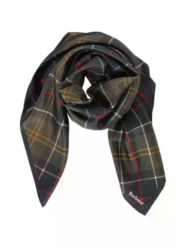 Barbour Kinsale Tartan-print Scarf