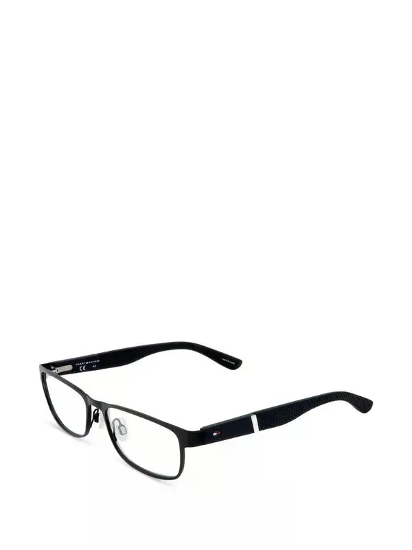 Tommy Hilfiger Rectangle Frame Glasses - Black