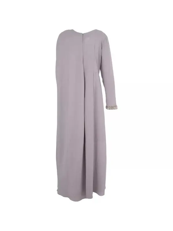 LOODYANA Embellished Cape Overlay Maxi Dress
