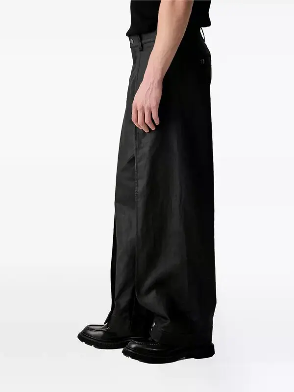 Rains Wide-leg Press-stud Trousers