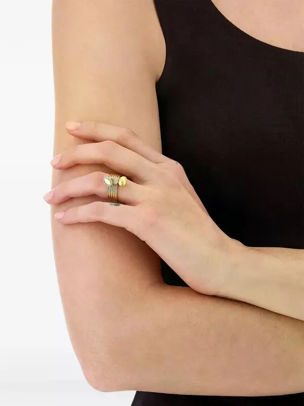 NANIS Diamond Boules Multi-band Ring - Gold
