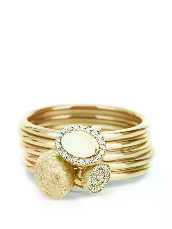 NANIS Diamond Boules Multi-band Ring