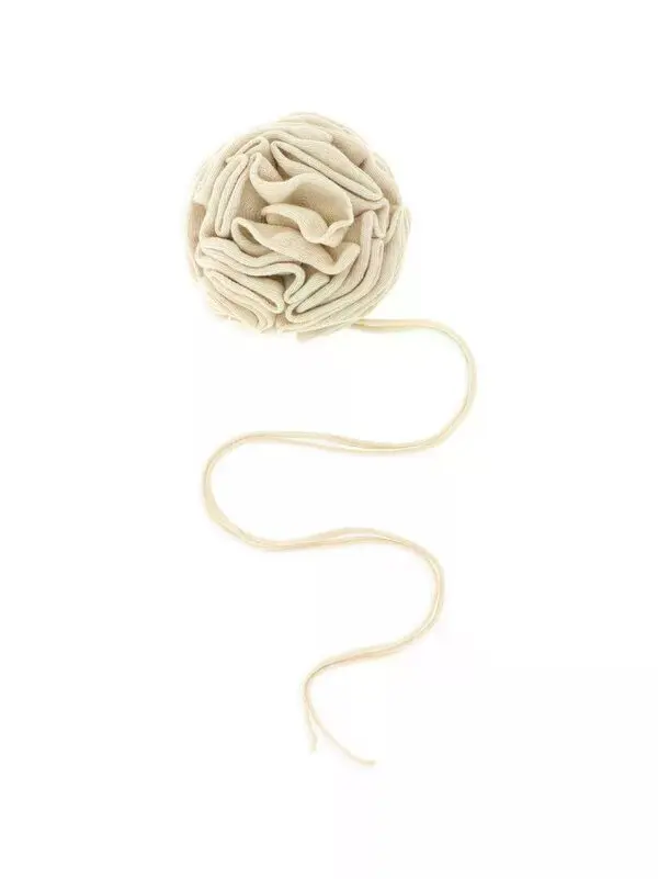 NUDE Floral Design Drawstring Pin - Neutrals