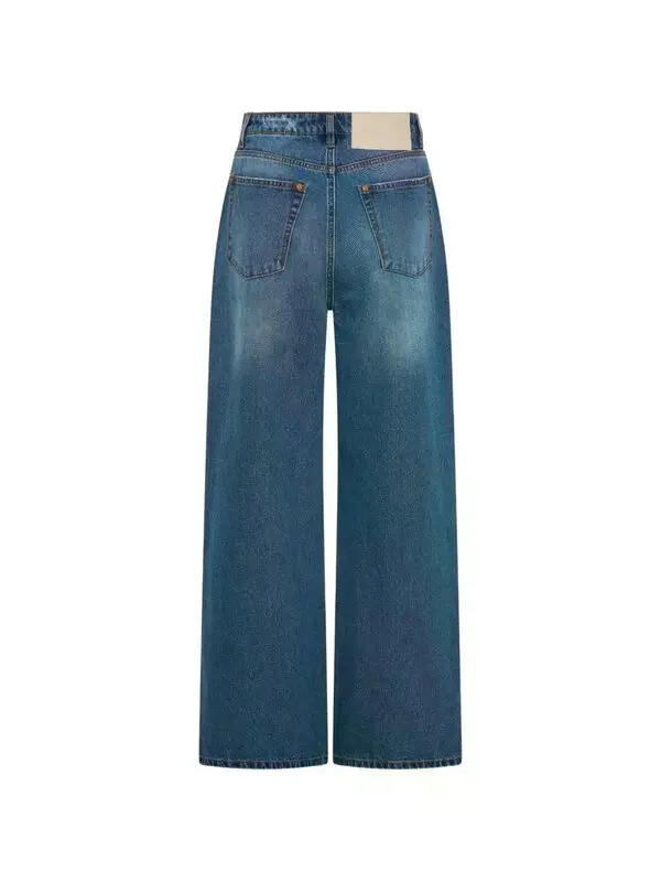 ONETEASPOON Love Machines Wide-leg Jeans