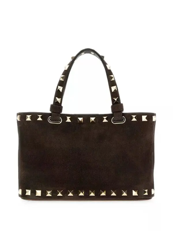 Valentino Garavani Rockstud Mini Suede Shopping Bag