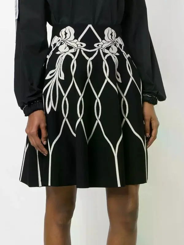 Alexander McQueen High Waisted Knitted Skirt