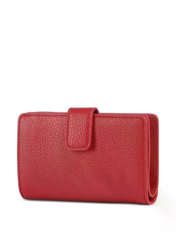 COCCINELLE Logo-plaque Bi-fold Wallet - Red