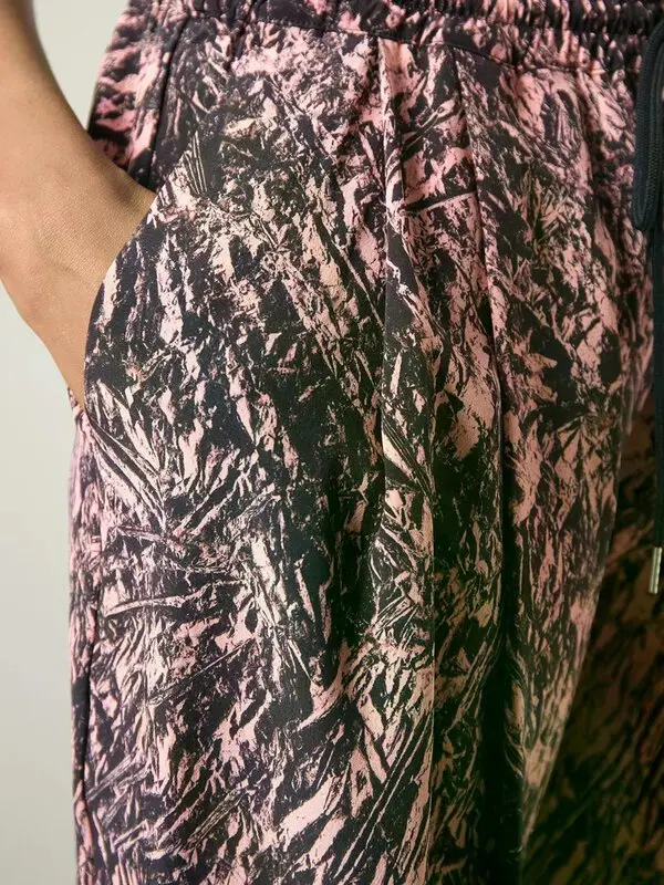 Alexander McQueen Fanzine Foil Print Trousers