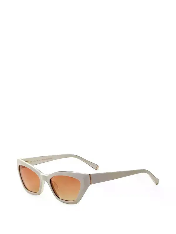 TURA Delila Cat-eye Sunglasses - White