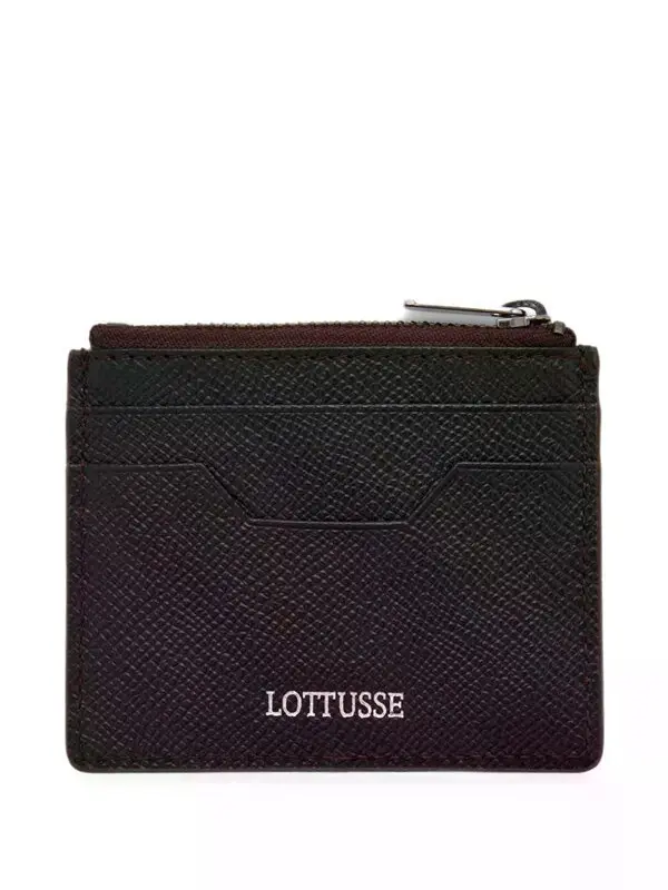 LOTTUSSE Logo-print Leather Card Holder