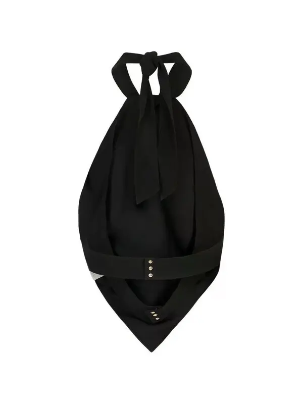 Rabanne Halterneck Handkerchief-hem Top