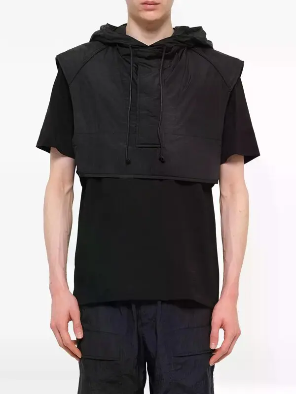 JUUN.J Hooded Cotton T-shirt