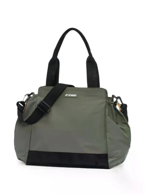 K-WAY Aisy Logo-patch Tote Bag