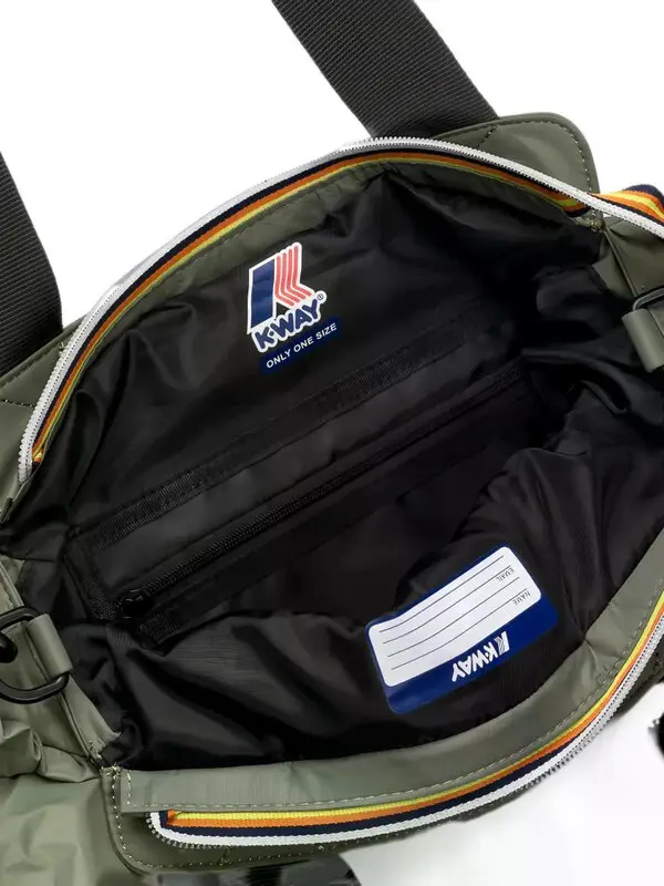 K-WAY Aisy Logo-patch Tote Bag