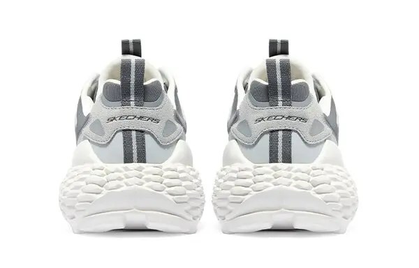 Sketchers Monster Marathon Running Sneakers 'white Grey