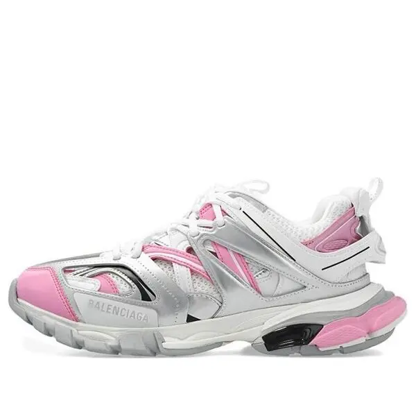 Balenciaga Track 2.0 Sneakers - Silver/pink/white