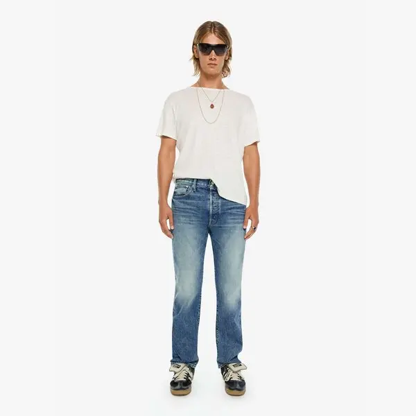 MOTHER The Ace Rub Some Dirt On It Jeans - Blue