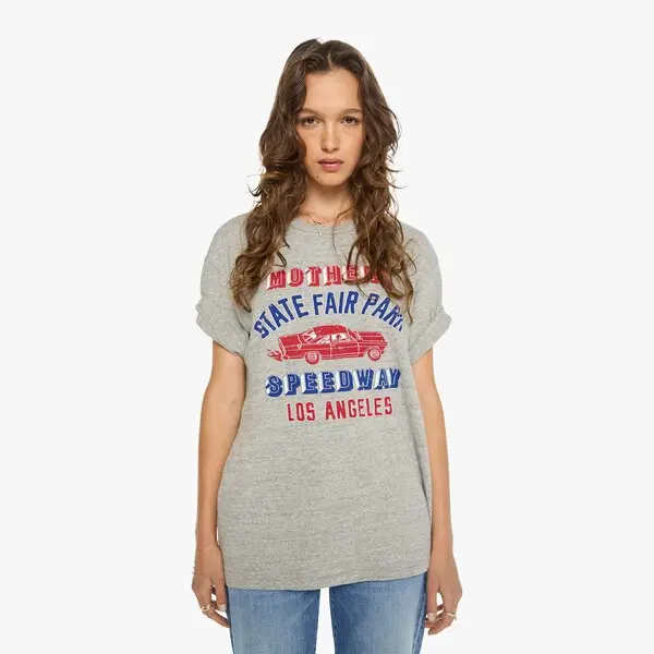 MOTHER The Lowdown State Fair Park T-shirt - Grey