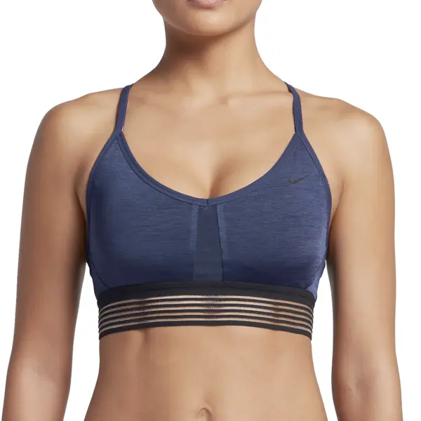 Nike Indy Light-support Padded Sports Bra - Navy Blue
