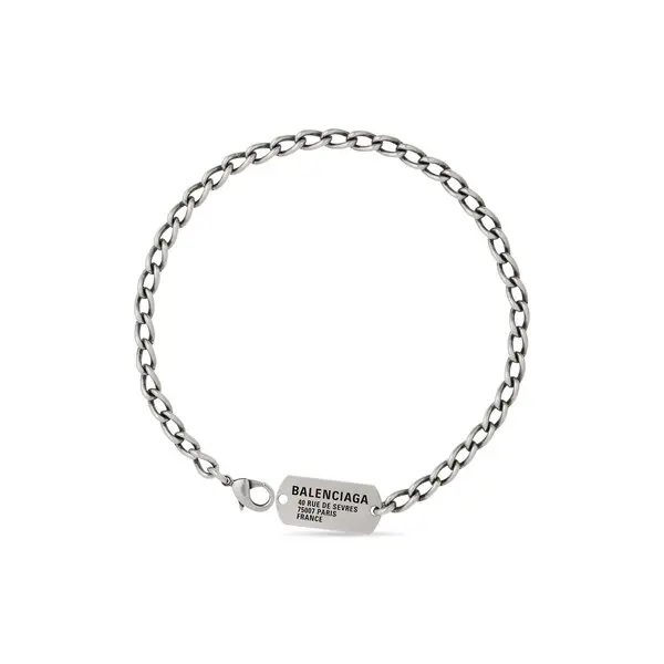 Balenciaga Tags Choker