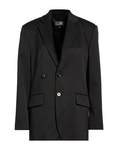MAISON MARGIELA Blazer Size Polyester, Virgin Wool, Elastane