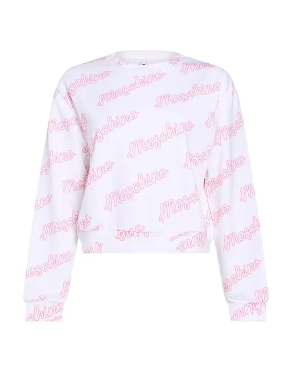 Moschino Sweatshirt Size Cotton, Elastane