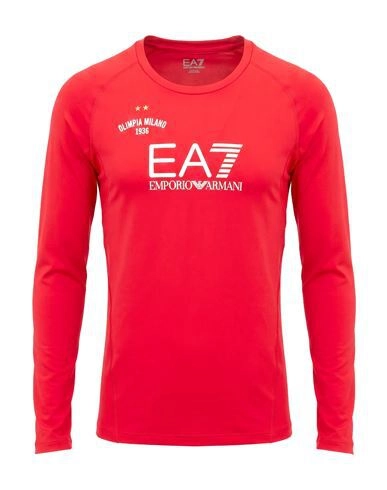 EA7 T-shirt Size Polyamide, Elastane - Red