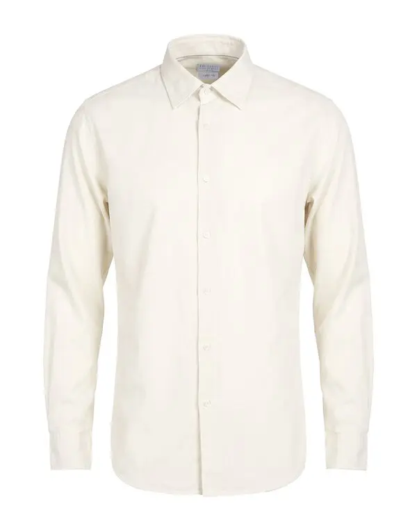 Brunello Cucinelli Shirt Cream Size Cotton