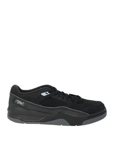 JORDAN Flight Court Sneakers Size Leather - Black
